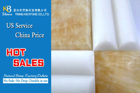 Glazed porcelain yellow marble stone tile 600x600 10mm thickness