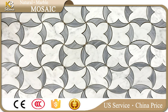 Professional mosaic wall tiles stone marble tiles 10mm thickness