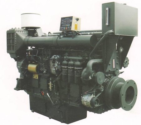 good fuel economy and low noise 220~726 KW W series marine diesel engine