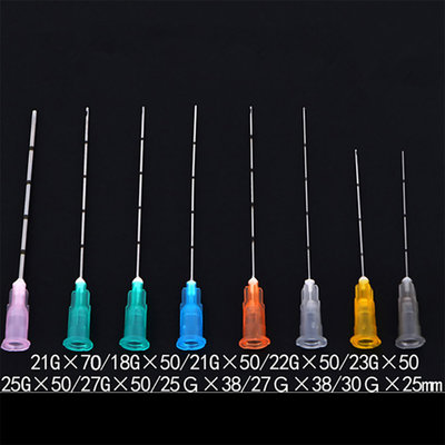 2019 High quality wholesale micro cannula for filler injection factory dermal blunt tip needle