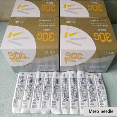 2019 High quality hypodermic needle dermal filler needle 30g needle blunt tip needles