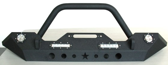 XRJ-F102 Front Bumper for Jeep Tj/Yj Bumper with LED Lights
