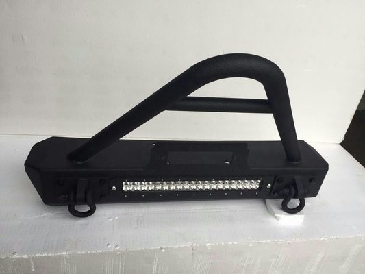 Black Ripple Powder Coated Front Bumper for Jeep Wrangler