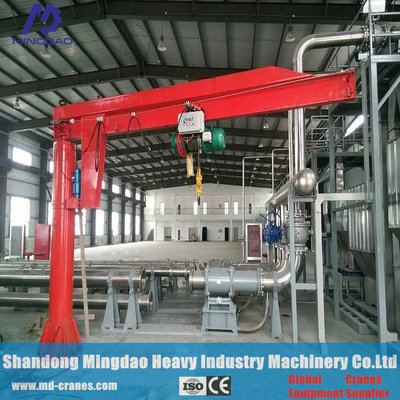 Efficient Warehouse Arm Jib Crane with Electric Hoist  CE ISO Certificates Approved supplier