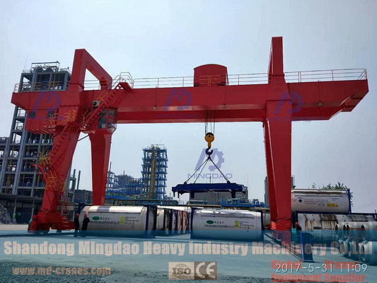 Solid Quality Overseas Service Available 25 Ton Mobile Gantry Crane supplier