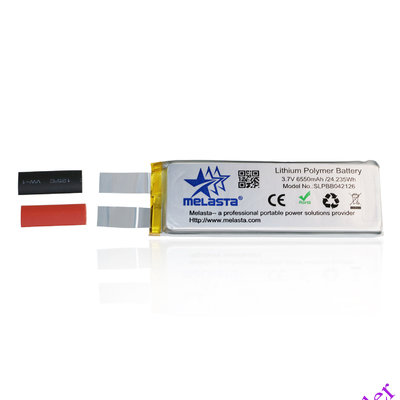 high energy density SLPBB042126 3.7V 6550mAh 10C lithium polymer battery cell