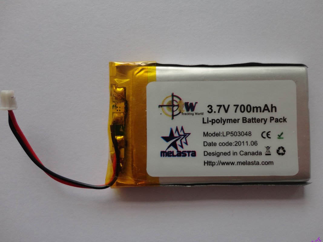 3.7V 700mAh 10C high power drain Professional Polymer Li-ion Battery Pack (LP503048)