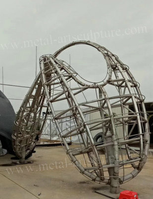 Yard Decorative Metal Art Sculpture Outdoor 3m Height Metal Lawn Ornaments