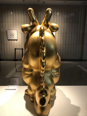 Dragon Painted Cartoon Metal Animal Sculptures Stainless Steel As Hotel Lobby Display