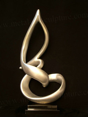 Unbelievable Metal Art Sculpture Golden Color Size Customized For City Decoration