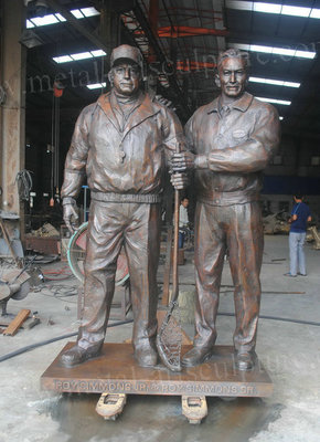 Western Figure Statues Cast Bronze Sculpture Creative Life Size Garden