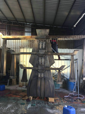 Garden Decoration Cast Bronze Sculpture Artificial Style Shape / Dimension Customized