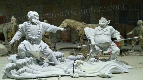 Handcraft Garden Large Outdoor Statues Legendary Figure Fiberglass Sculpture
