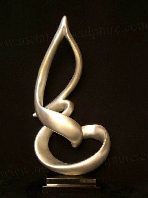 Unbelievable Metal Art Sculpture Golden Color Size Customized For City Decoration