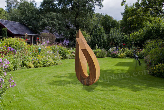 Forged Steel Sculpture Corten Steel Product As Holiday Resort Ornament