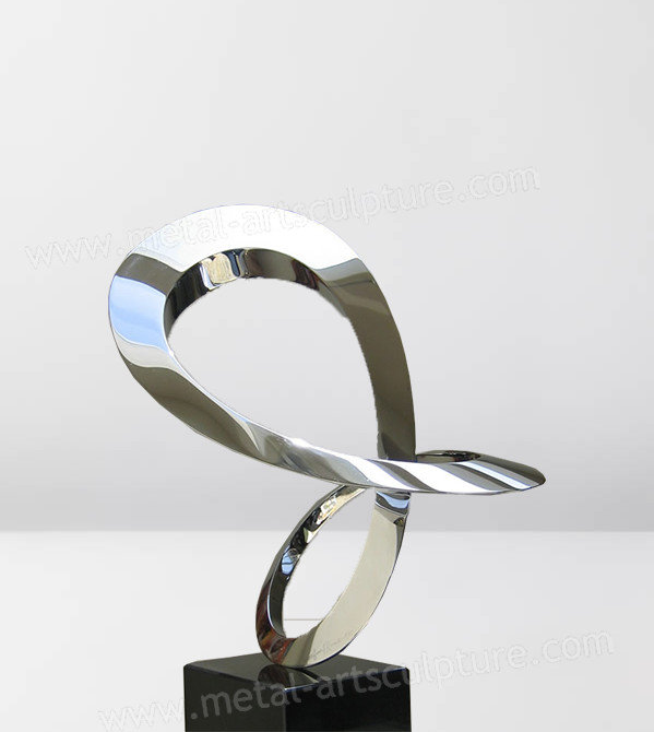 Customized Metal Art Sculpture Stainless Steel Metal Sculpture As Indoor Ornament