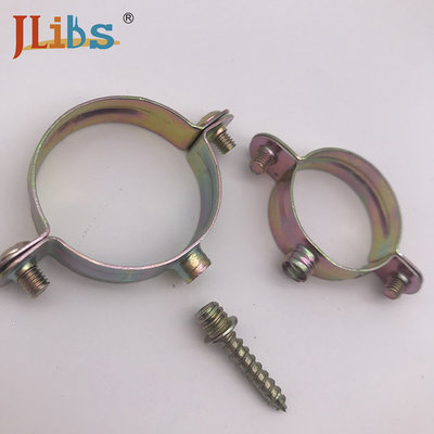 Wall Mount Scaffolding Metal Pipe Clips Industrial Pipe Clamps One Side Open
