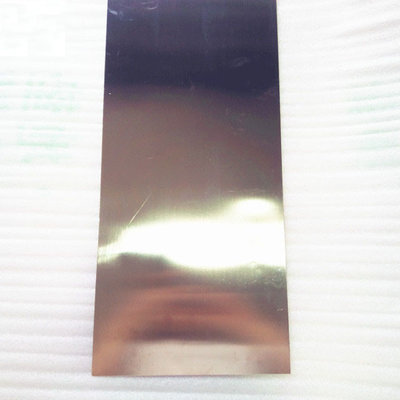1.0mm Cold Rolled Nickel Titanium Nitinol Shape Memory Alloy Sheet