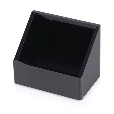 5-star hotel black acrylic amenities tray