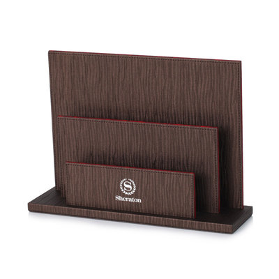 Free sample Guest service folder guestroom leatherette set