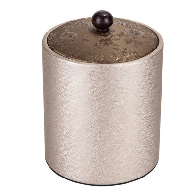 print flower beige leather tv remote controller holder for hotel supply