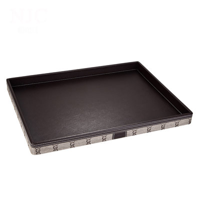 Free sample china manufacturer 5-star hotel real leather office desk pad