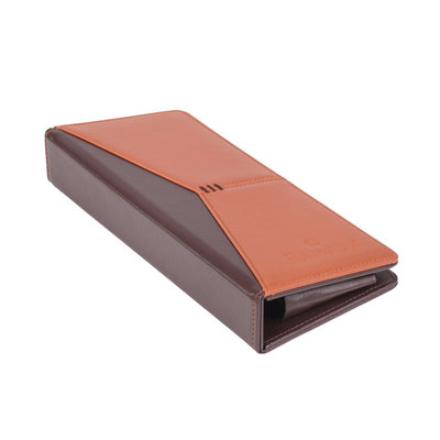 Free sample 130*180mm leather noted pad for Marriot hotel