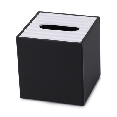 Customized 250*130*70mm rectangular facial tissue box for Marriot  hotel