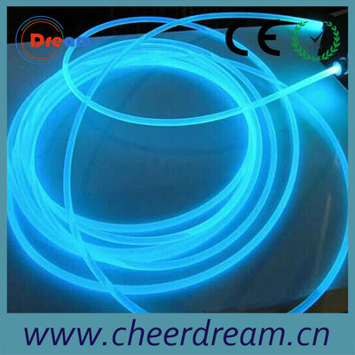 1.5-20mm solid core side glow flexible fiber optic light
