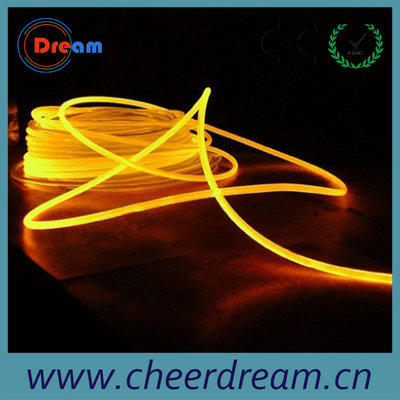 1.5-20mm solid core side glow flexible fiber optic light