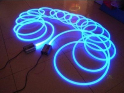 14mm Solid Core Plastic Side Glow Fiber Optic Light