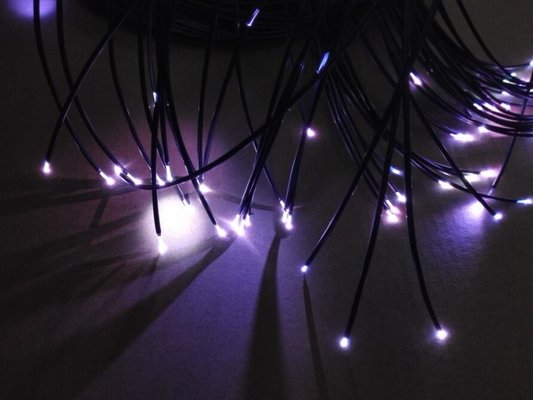 1mm PMMA End Glow Fiber Optic Cable for Star Lighting