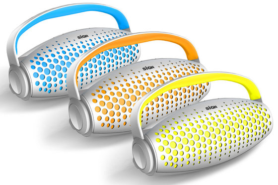 Indoor / outdoor Small NFC Bluetooth Speaker , High Fidelity Cell Phone Bluetooth Speakers