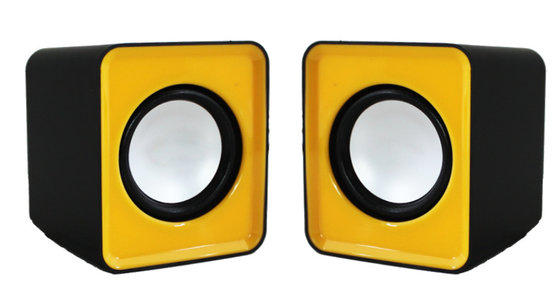 Mini Portable Square Cube Laptop computer speaker 2.0 For home / office