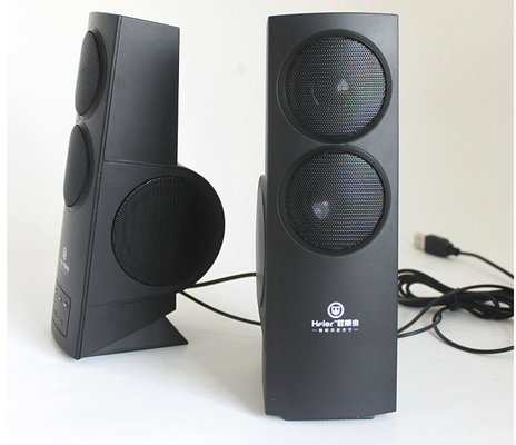 Household / office High Fidelity gaming computer speakers with active amplifier