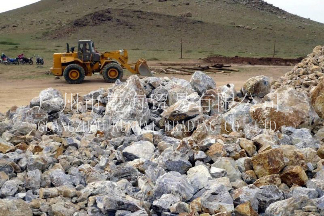 Minerale del fluoruro di calcio CaF2/minerale metallifero della fluorite per industria della lavorazione dell'alluminio di fusione