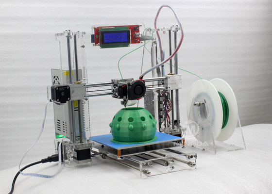 Профессиональный набор принтера высокой точности миниый DIY 3D с экраном СИД, одиночным штрангпрессом