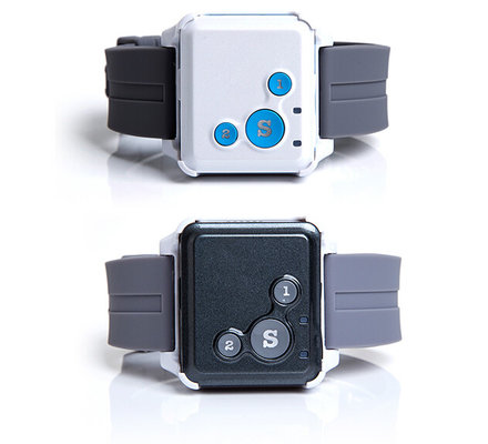 Mini Size GPS Watch Tracker V16 , Real Time Gps Tracking Device 2 Way Voice Speaking