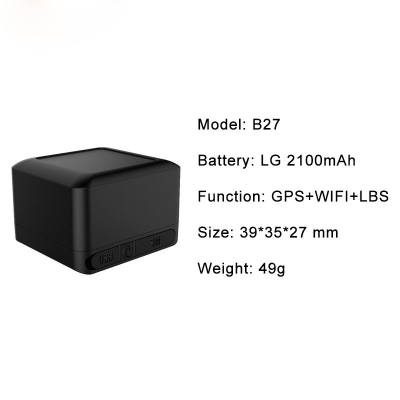 Low Energy Magnetic GPS Tracker With Remote Voice Monitoring Class 12, TCP/IP