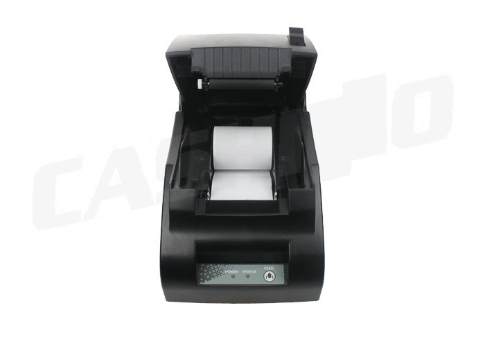 Black Mini Size Thermal POS Receipt Printer Usb Serial Interface Type