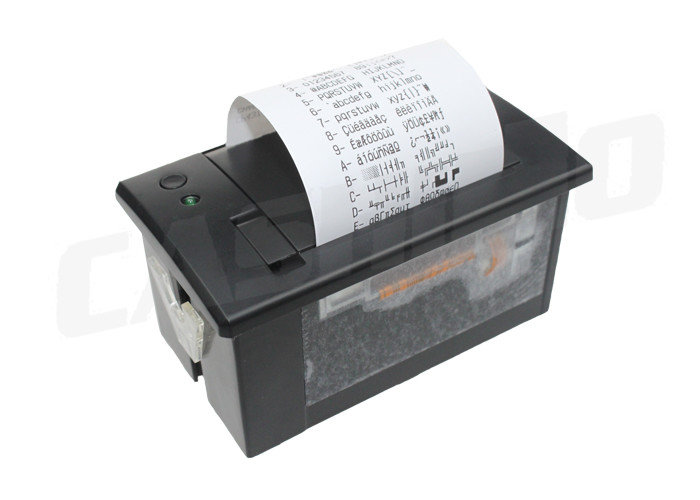 Micro Panel Serial Receipt Printer , 203 Dpi Print Resolution Embedded Panel Mount Printer