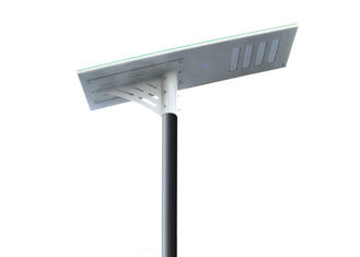 All In One Integrated Solar LED Street Light With Lithium Ion Battery 100 Wattage
