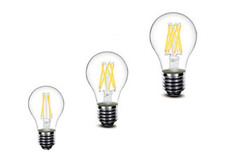 Deep Dimming LED Filament Bulb Dimmable A19 Base 360 ° Lighting Angle Long Life