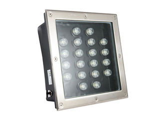 Square LED Underground Light , Tempered Glass Underground Garden Lights CE ROHS Approved