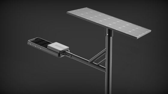 Integrated Bridgelux LED Solar Powered Street Lights 170LM/W