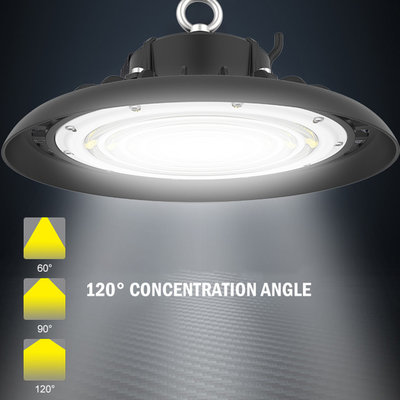 170Lm/W Ip65 Ik09 UFO LED High Bay Light 200W 34000Lm For Warehouse