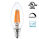 Candle Shaped LED Energy Saving Light Bulbs , C35 LED Candelabra Bulbs E12 E14 Socket