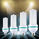 U Shape 24W Corn Row LED Bulbs B22 E27 Base 2800K-6500K 2835SMD For Garden Lighting