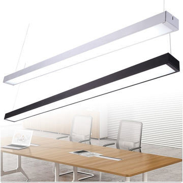 Aluminum 15W 20W Linear Led Lighting Suspended Office LED Linear Pendant Lighting