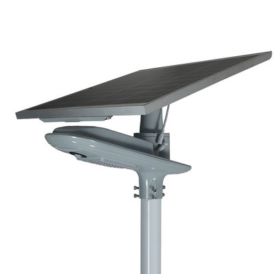 Outdoor Solar Powered LED Street Lights , Adjustable Solar Panel Street Light Pir Sensor